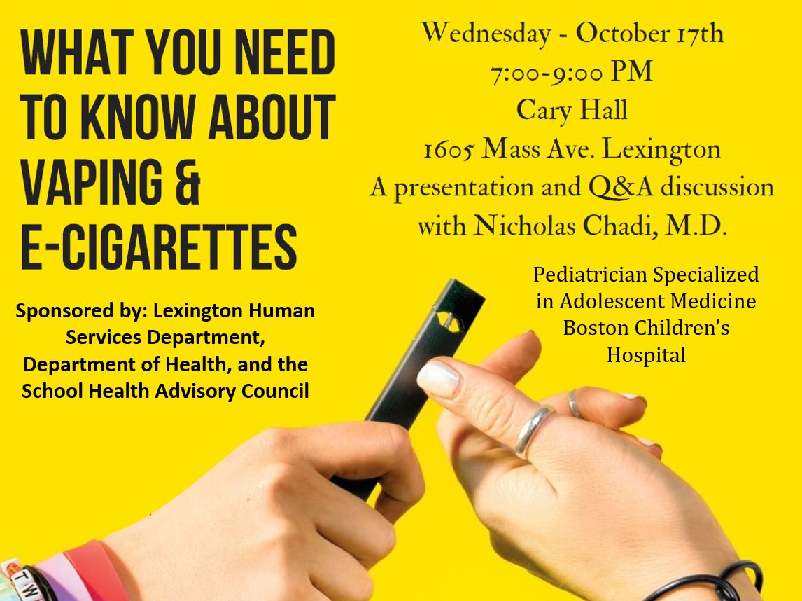 What you need to know about vaping and e-cigarettes – Nicholas Chadi MD MPH